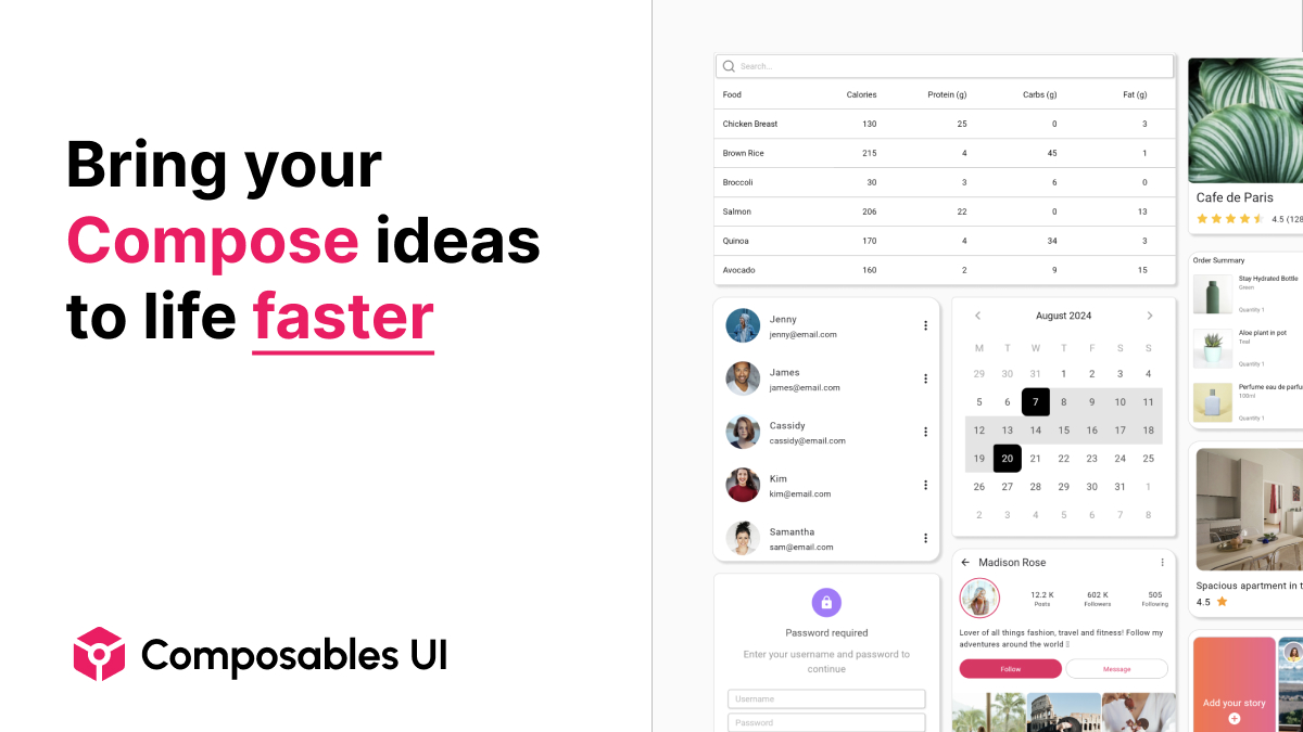 Jetpack Compose Product Details examples